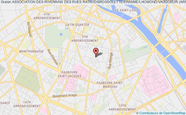 Association des riverains des rues rataud/brossolette/erasme/lhomond ...