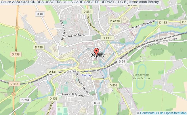 Association des usagers de la gare sncf de bernay (u.g.b.) association ...