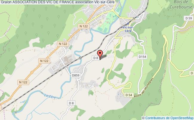 Association des vic de france association Communes france Vic-sur-Cère