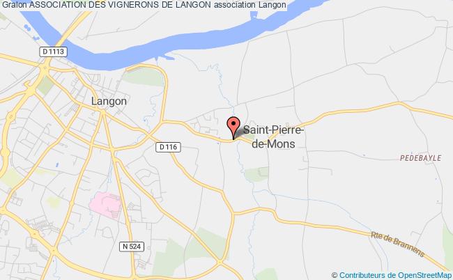 Association des vignerons de langon association Défense promotion ...