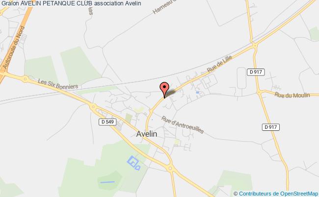 Avelin petanque club association Pétanque Avelin