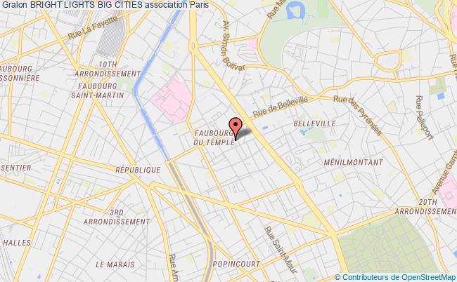 Bright lights big cities association Espace public mutations Paris