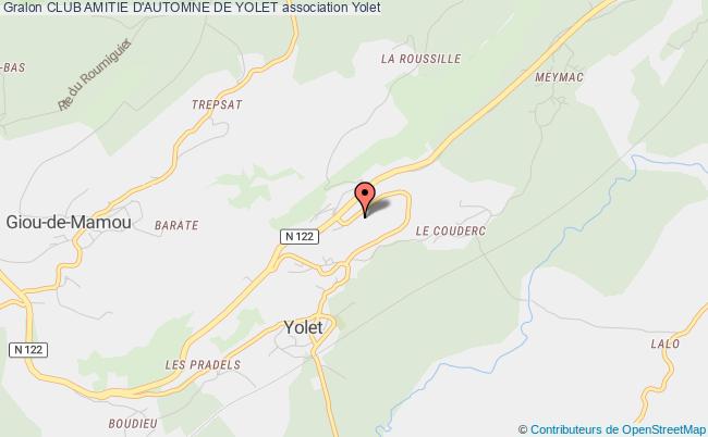 Club amitie d'automne de yolet association Commune la commune yolet Yolet