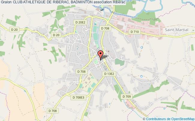 Club athletique de riberac, badminton association Badminton Ribérac