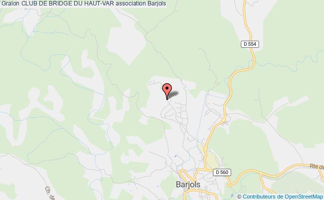 Club de bridge du haut-var association Bridge Barjols