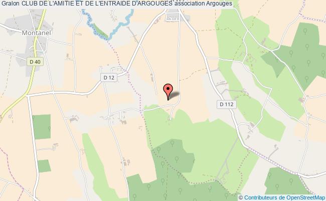 Club de l'amitie et de l'entraide d'argouges association Détente solitude une vie Argouges