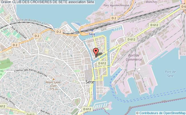 Club des croisieres de sete association Escales Sète