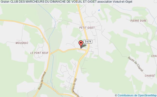 Club des marcheurs du dimanche de voeuil et giget association Esprit la ...