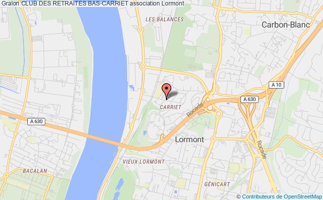 Club des retraites bas-carriet association Quartier retraites Lormont