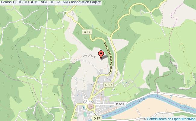 Club du 3eme age de cajarc association Cajarc canton commune la commune ...