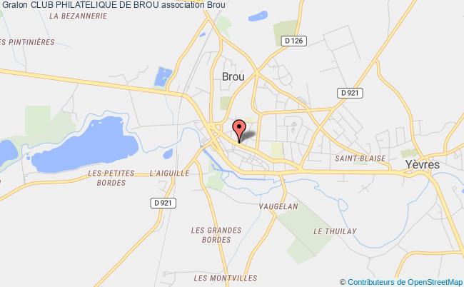 Club philatelique de brou association Commune philatélie timbres Brou