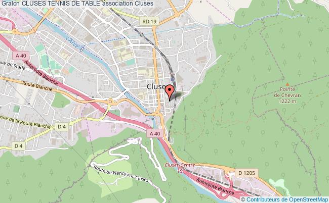 Cluses tennis de table association Tennis Cluses