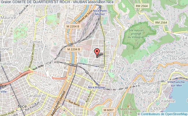 Comite de quartiers st roch - vauban association Vauban Nice