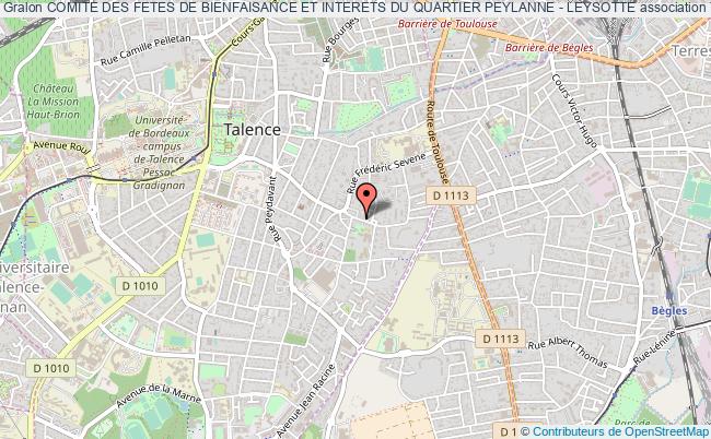 Comite des fetes de bienfaisance et interets du quartier peylanne ...