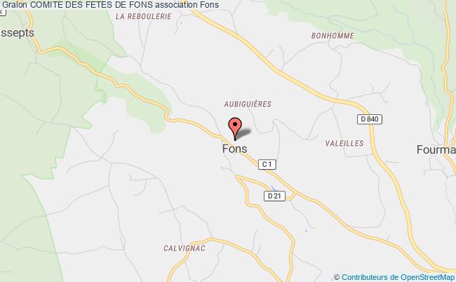 Comite des fetes de fons association Fons Fons