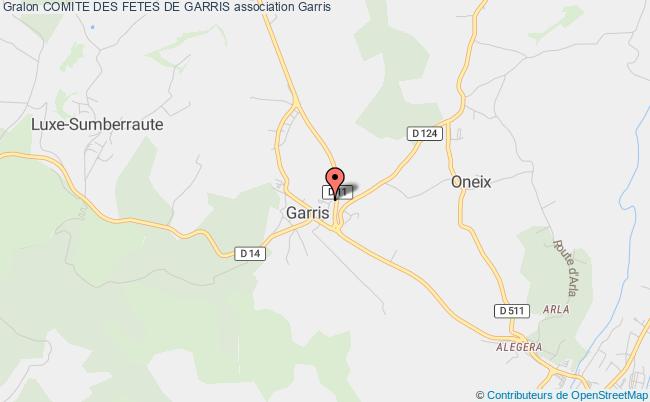 Comite des fetes de garris association Locales nationales Garris