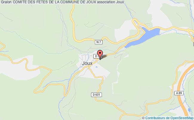 Comite des fetes de la commune de joux association La commune Joux