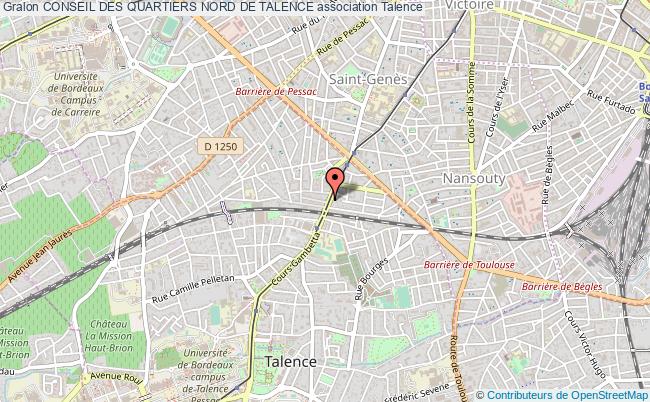 Conseil des quartiers nord de talence association Entraide Talence