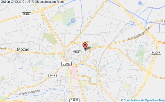 Cyclo-club riom association Cyclotourisme sportives Riom