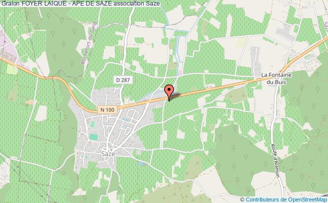 Foyer laique de saze association Sportives Saze