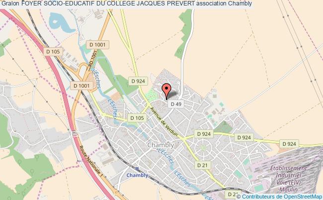 Foyer socio-educatif du college jacques prevert association Chambly ...