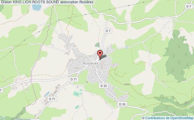 King lion roots sound association Promotion Rosières