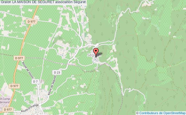 La maison de seguret association Séguret village Séguret