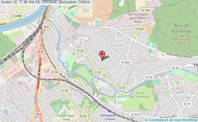 Le 17,89 km de crosne association Crosne course pédestre nature Crosne