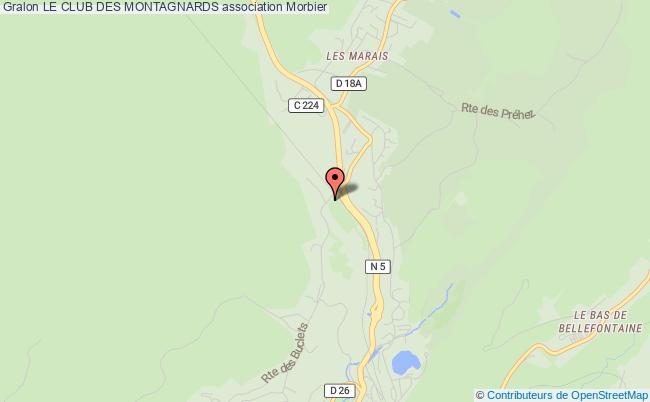 Le club des montagnards association Distraction entraide Morbier