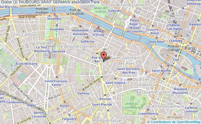 Le faubourg saint germain association Chaise sevrés babylone boulevard ...