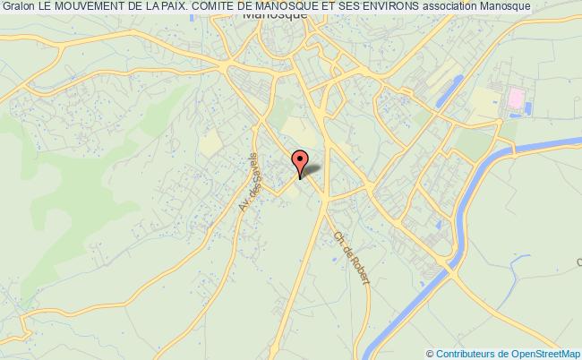 Le mouvement de la paix. comite de manosque et ses environs association ...