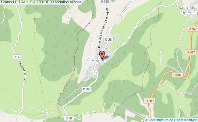 Le trail d'autoire association Autoire commune la commune Autoire