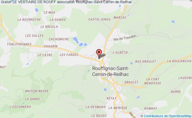 Le vestiaire de rouff association Homme Rouffignac-Saint-Cernin-de-Reilhac