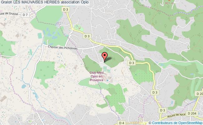 Les mauvaises herbes association Métamorphose Opio