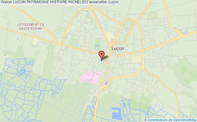 Lucon patrimoine histoire richelieu association Historique Luçon