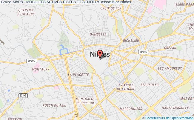 Maps - mobilitÉs actives pistes et sentiers association Accessoires ...