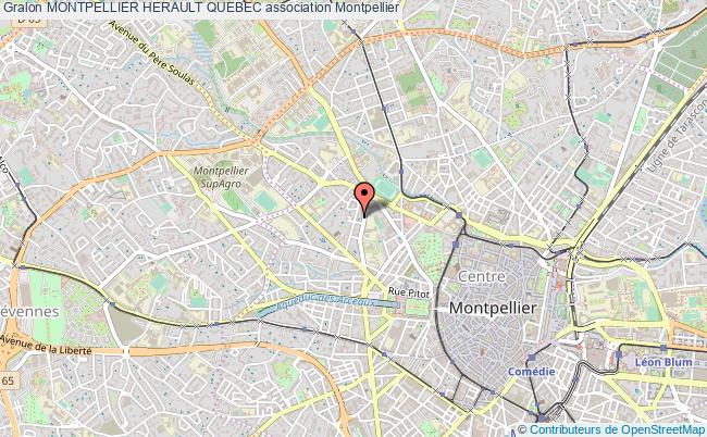 Montpellier herault quebec association France Montpellier