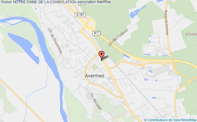 Notre dame de la consolation association Italie san damiano Avermes