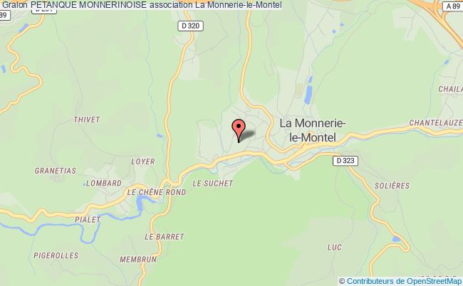 Petanque monnerinoise association Boule sport La Monnerie-le-Montel