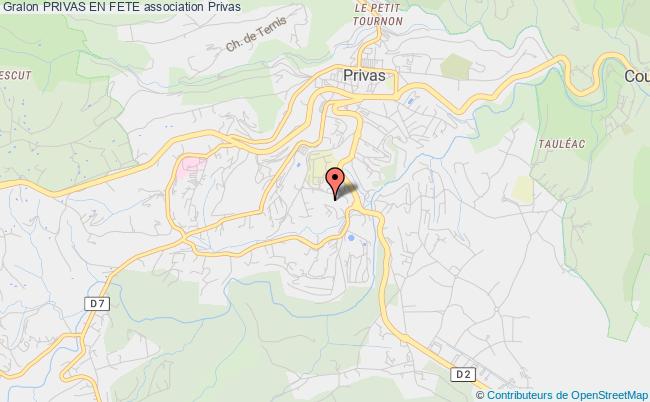 Privas en fete association Celles municipalité nature privas Privas