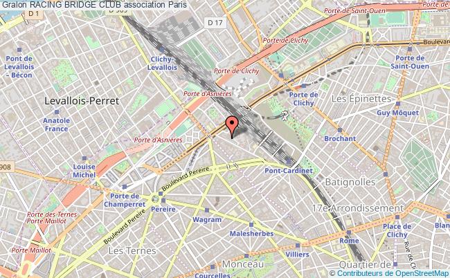 Racing bridge club association Activité grand nombre plus grand Paris