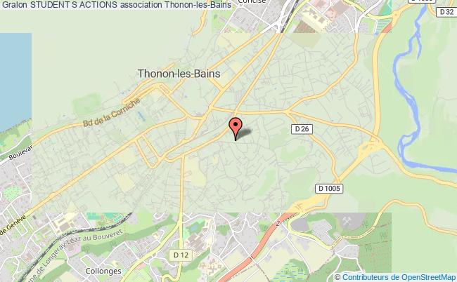 Student s actions association Bénéfices Thonon-les-Bains