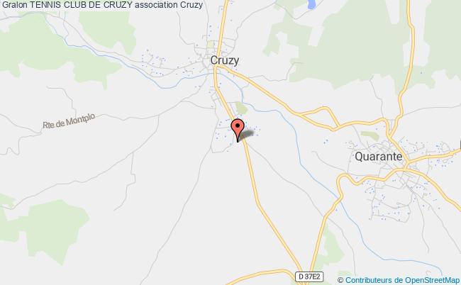 Tennis club de cruzy association Tennis Cruzy