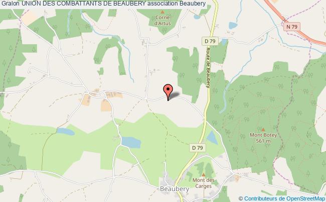 Union des combattants de beaubery association Camaraderie Beaubery