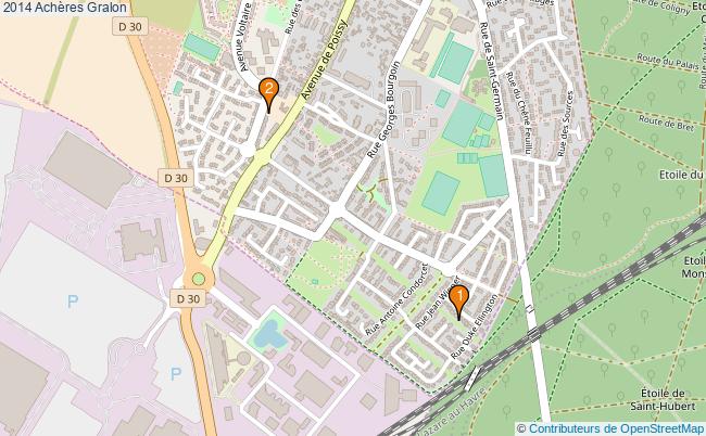 2014 Achères Associations 2014 Achères : 2 associations