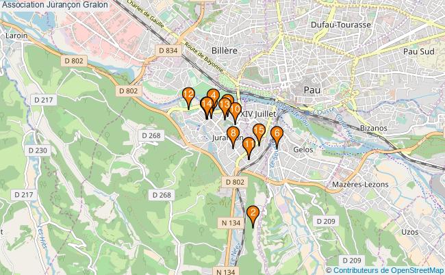 Association Jurançon Associations association Jurançon : 18 associations