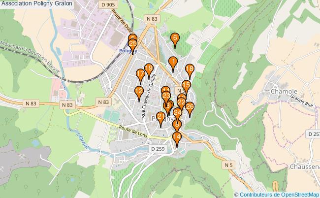 Association Poligny Associations association Poligny : 27 associations