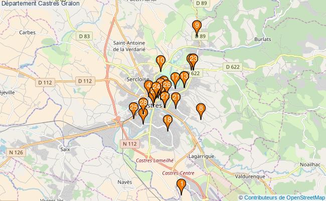 Département Castres Associations département Castres : 30 associations