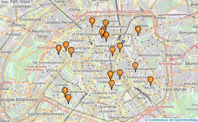 Grec Paris Associations grec Paris : 22 associations
