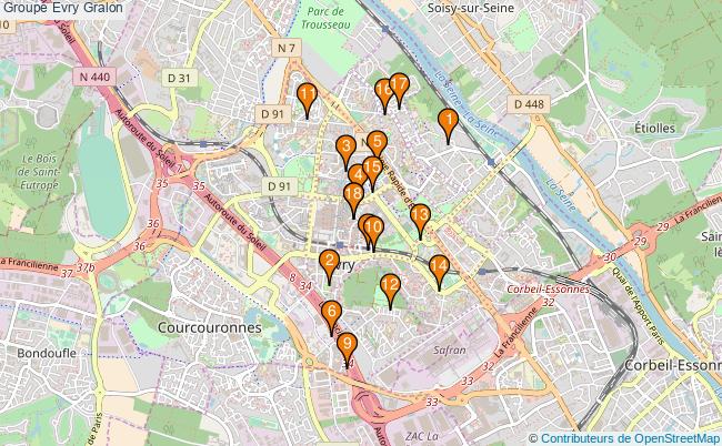 Groupe Evry Associations groupe Evry : 23 associations